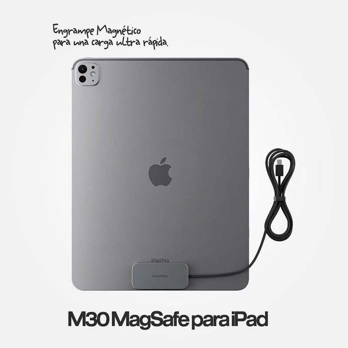KUXIU M30 cargador MagSafe para iPad Pro 11 y Pro 13 M4 y M5 de 35w